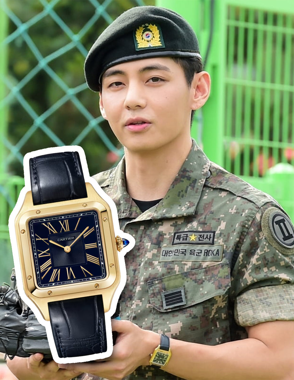 BTS V's Cartier Santos-Dumont – Cosmos Boutique New Jersey